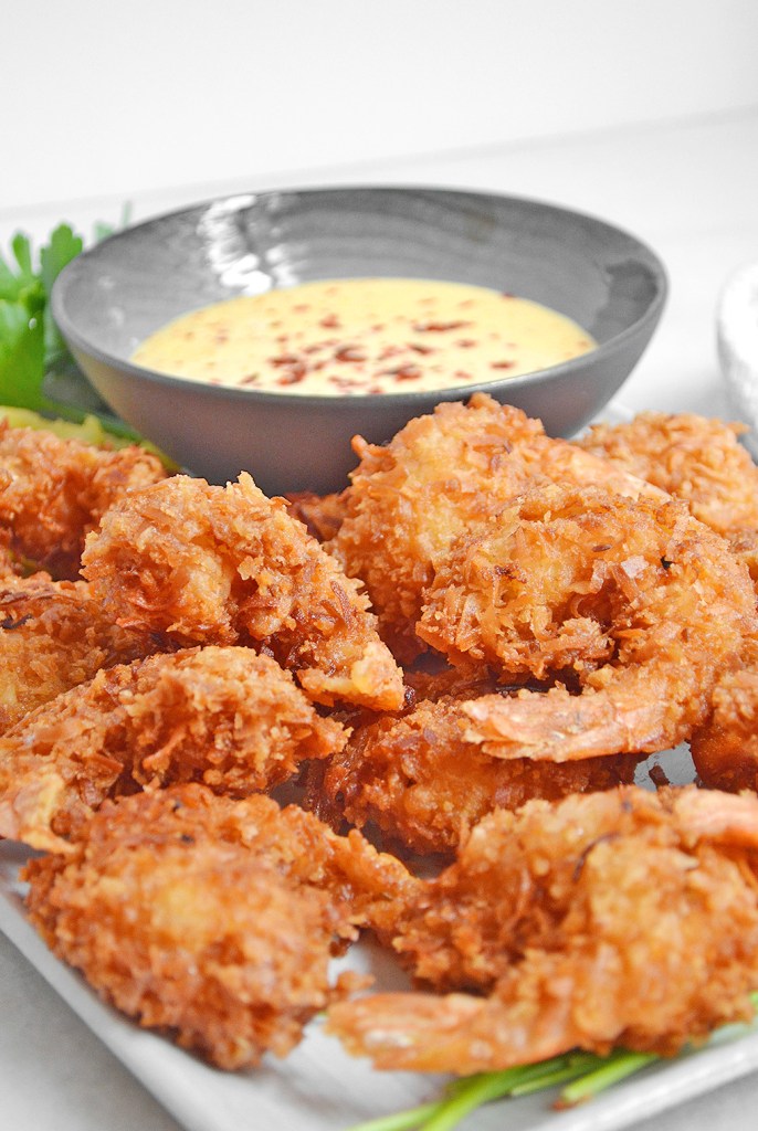 Coconut-Panko Shrimp with a Fatalii Pepper Sauce | A Cook's Canvas